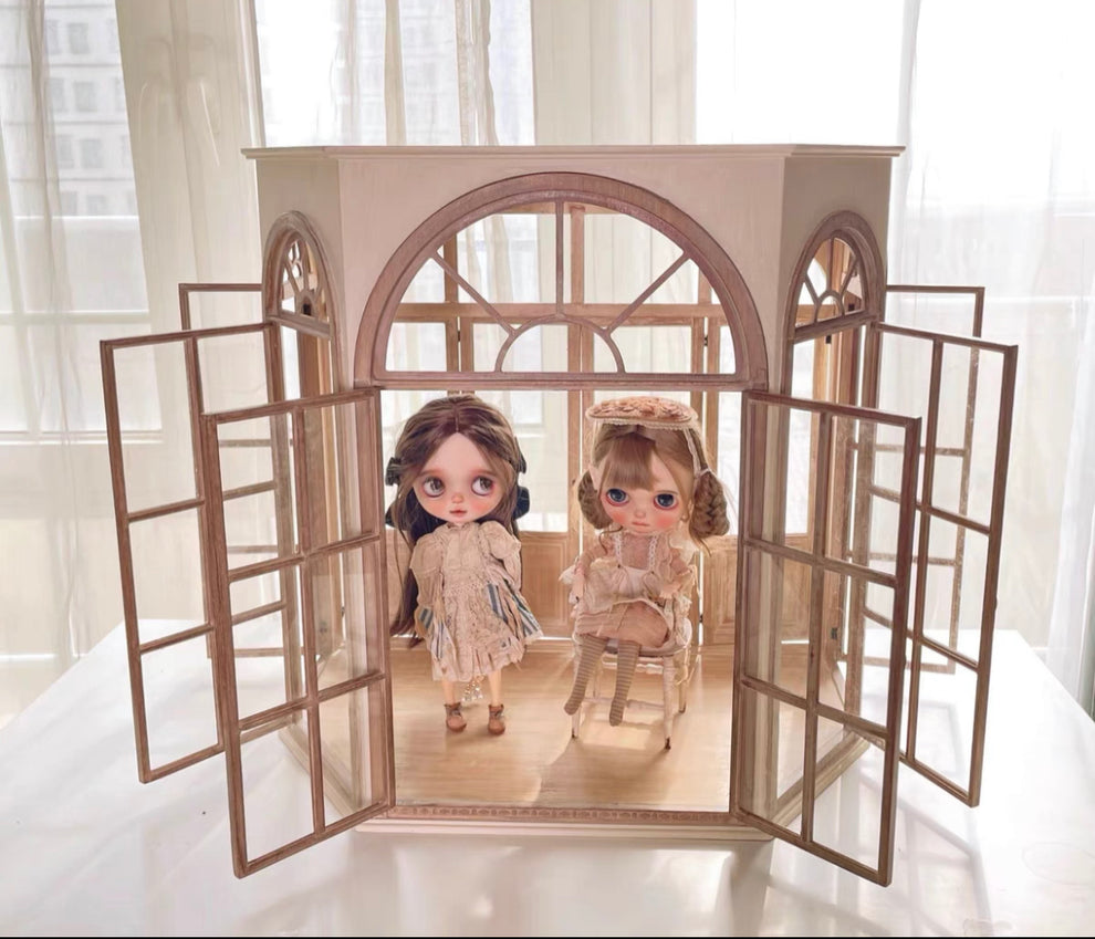 Blythe BJD DOLLHOUSE SHOW ROOM OB 11 BJD BLUYTHE DOLL SHOWCASE/DISPLAY ...
