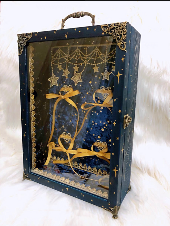 Blythe/BJD dollhouse dioramaroom French room box DOLLSHOWCASE/DISPLAYC ...